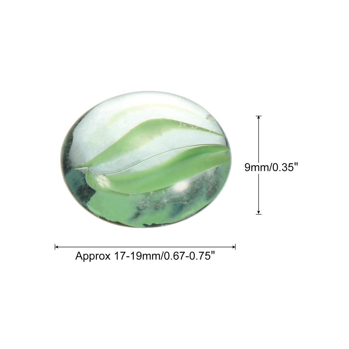 Flat Glass Marble Balls