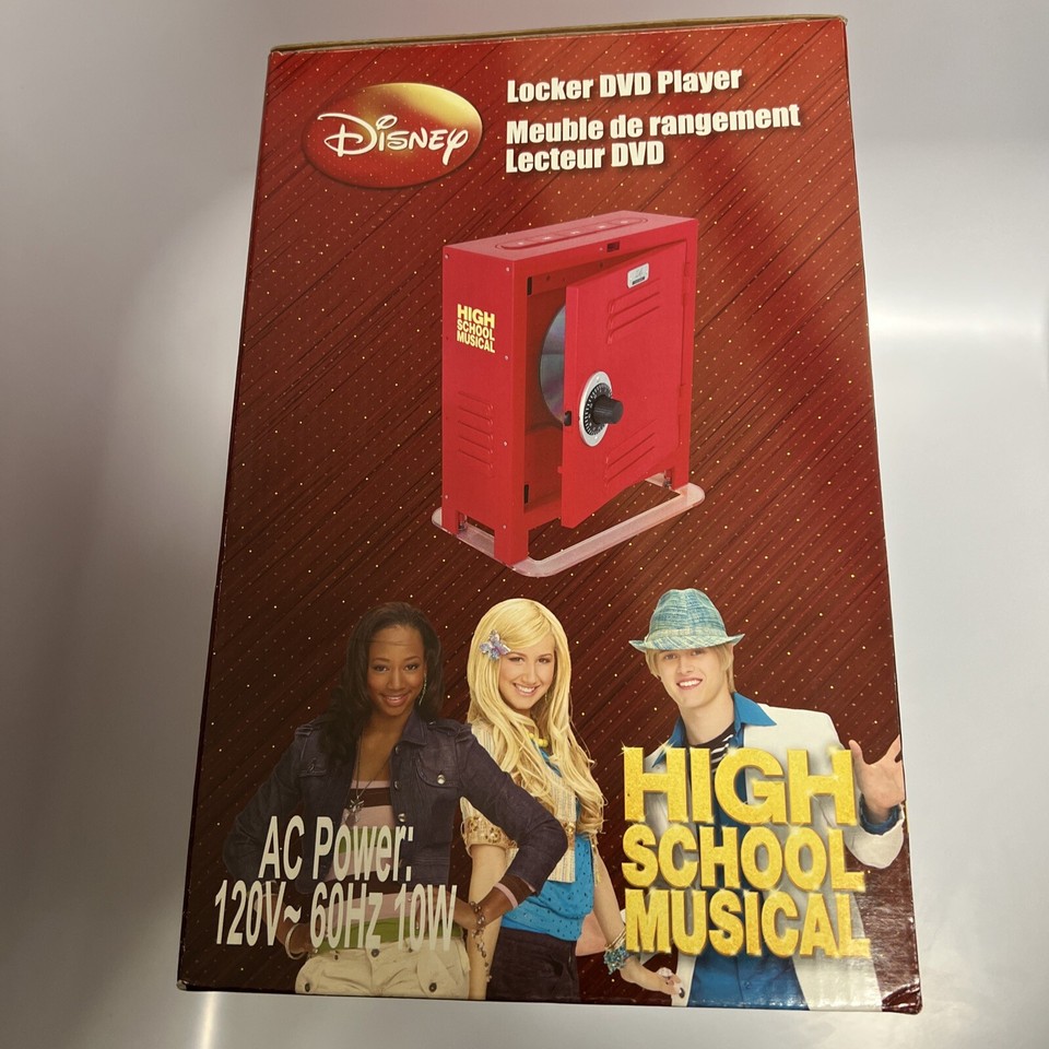 Brand New Rare Disney High School Musical Locker DVD Player | eBay