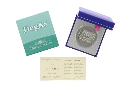 Monnaie de Paris 1/4 € BU 90ème anniversaire du décès d'Edgar Degas ...
