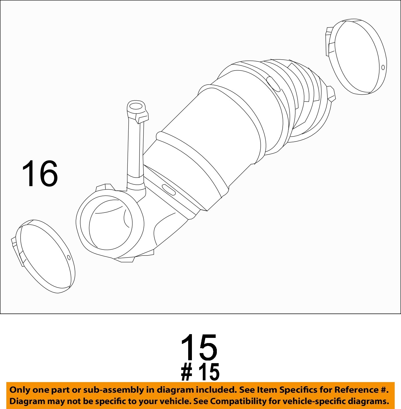 Chrysler OEM Air Intake-air Duct 53032944AL for sale online | eBay
