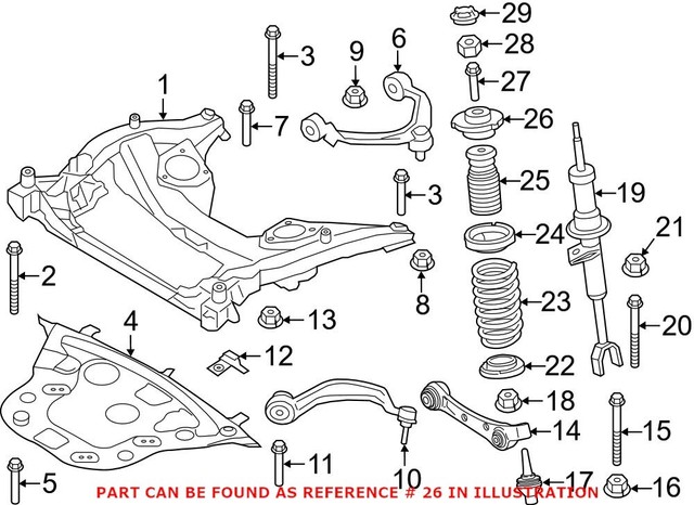 BMW 31306850031 Genuine OEM Guide Support for sale online | eBay