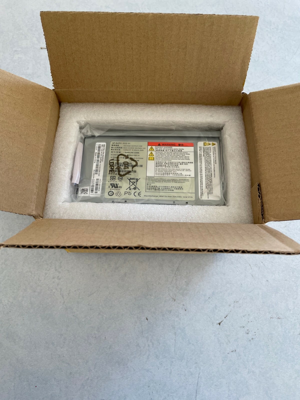 IBM 85Y5898,00AR301 IBM V7000 BATTERY BACKUP BATTERY | eBay