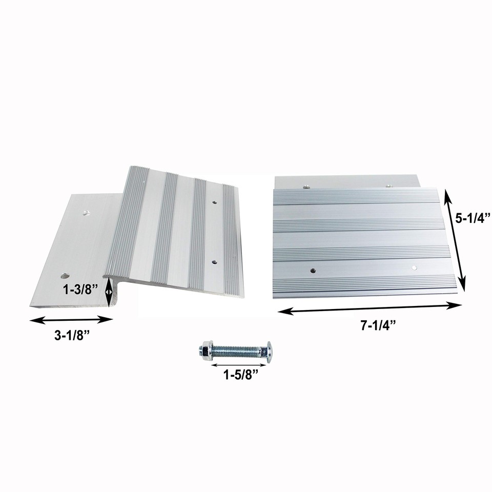 MaxxHaul Aluminum Ramp Kit for 2x8 Boards Heavy Duty Utility Loading ...