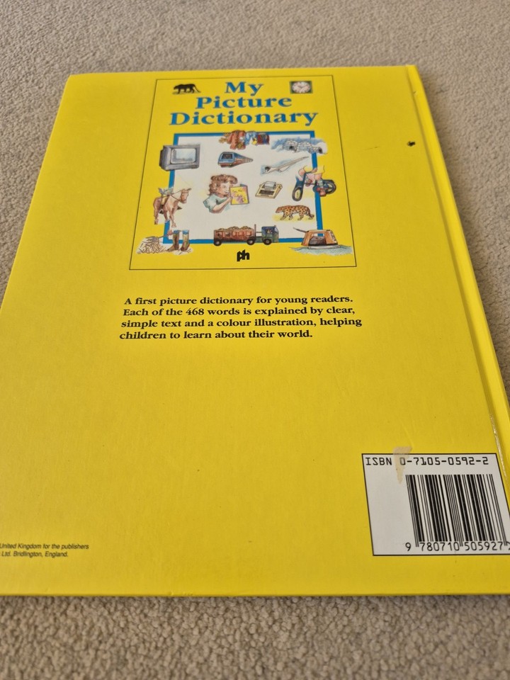 My Picture Dictionary English Vintage Children's Book | eBay UK