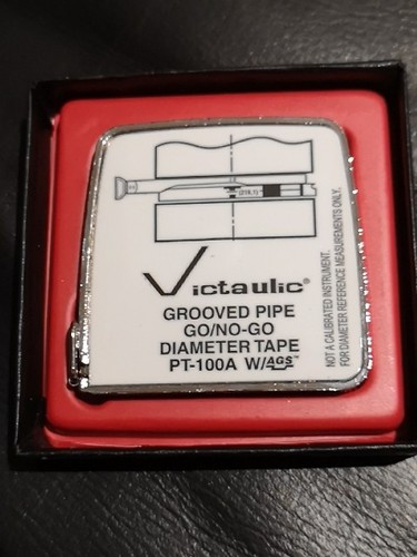 Victaulic PT-100A Grooved Pipe Go/No-Go Diameter Tape Brand New | eBay