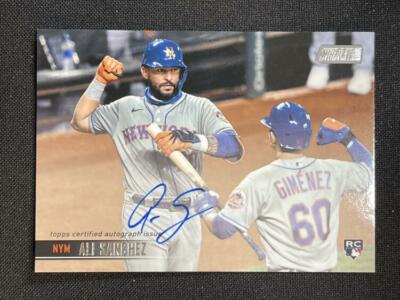 2021 Stadium Club Autographs #SCBA-ASA Ali Sanchez NM-MT Autograph Mets ...
