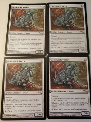 Mtg 4x Clockwork Vorrac 156/306 Moderate Play | eBay