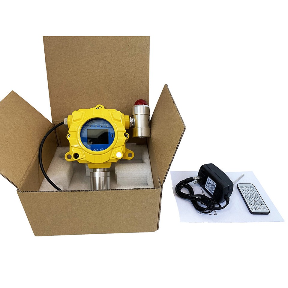 Sulphur Dioxide Gas Detector Wall-mounted SO2 Detector Monitor Range 0 ...