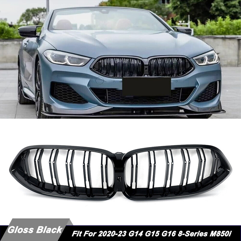 For 20-23 G14 G15 G16 8-Series 840i M850i Black Front Kidney Dual Line ...