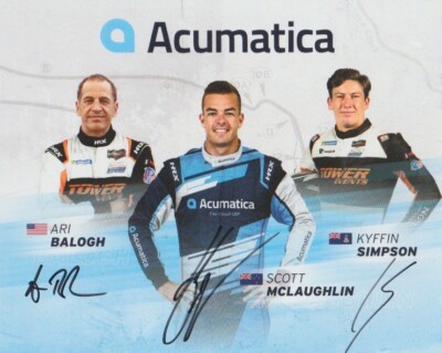 2023 Tower Motorsports LMP2 signed Petit Le Mans IMSA Hero Card SCOTT ...