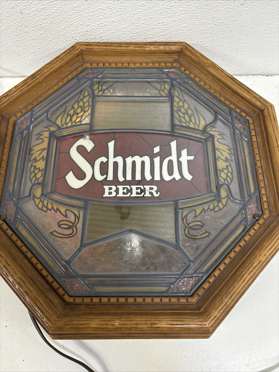 Vintage Schmidt Beer Lighted Sign Vintage Schmidt Beer Brewery Mallard