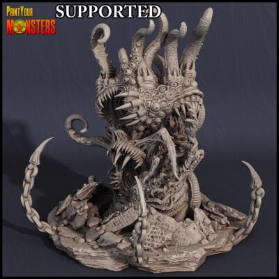 3D Printed Print Your Monsters Giant Chaos Beast Chaos Creature Pack ...