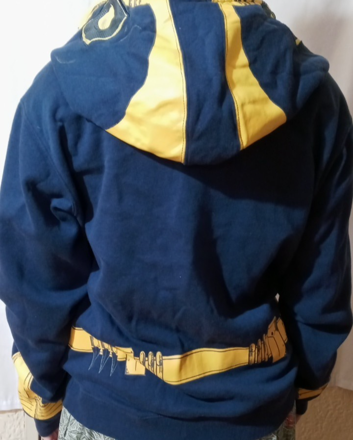 Vintage Quiksilver hoodie zips all the way, cartoon character costume ...