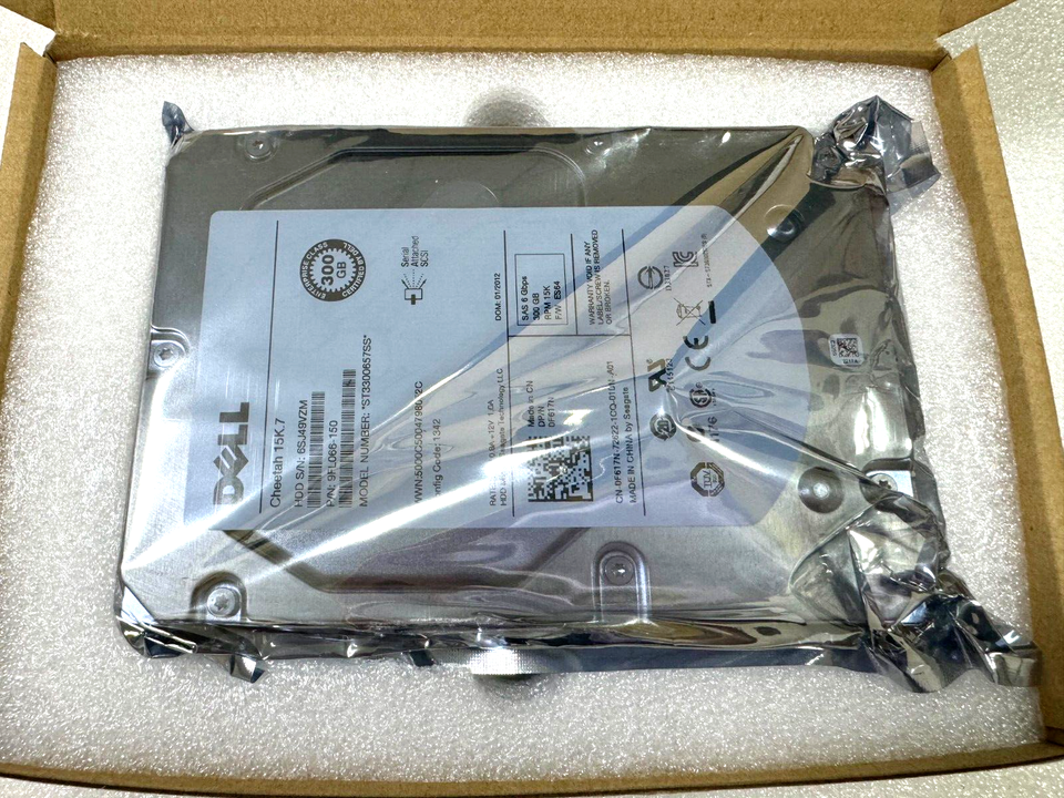 New Dell F617N 0F617N Cheetah ST3300657SS 300GB 15K.7 6G 3.5 SAS HDD ...