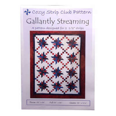 Gallantly Streaming Quilt Pattern By Cozy Quilt Designs Quilting Sewing ...