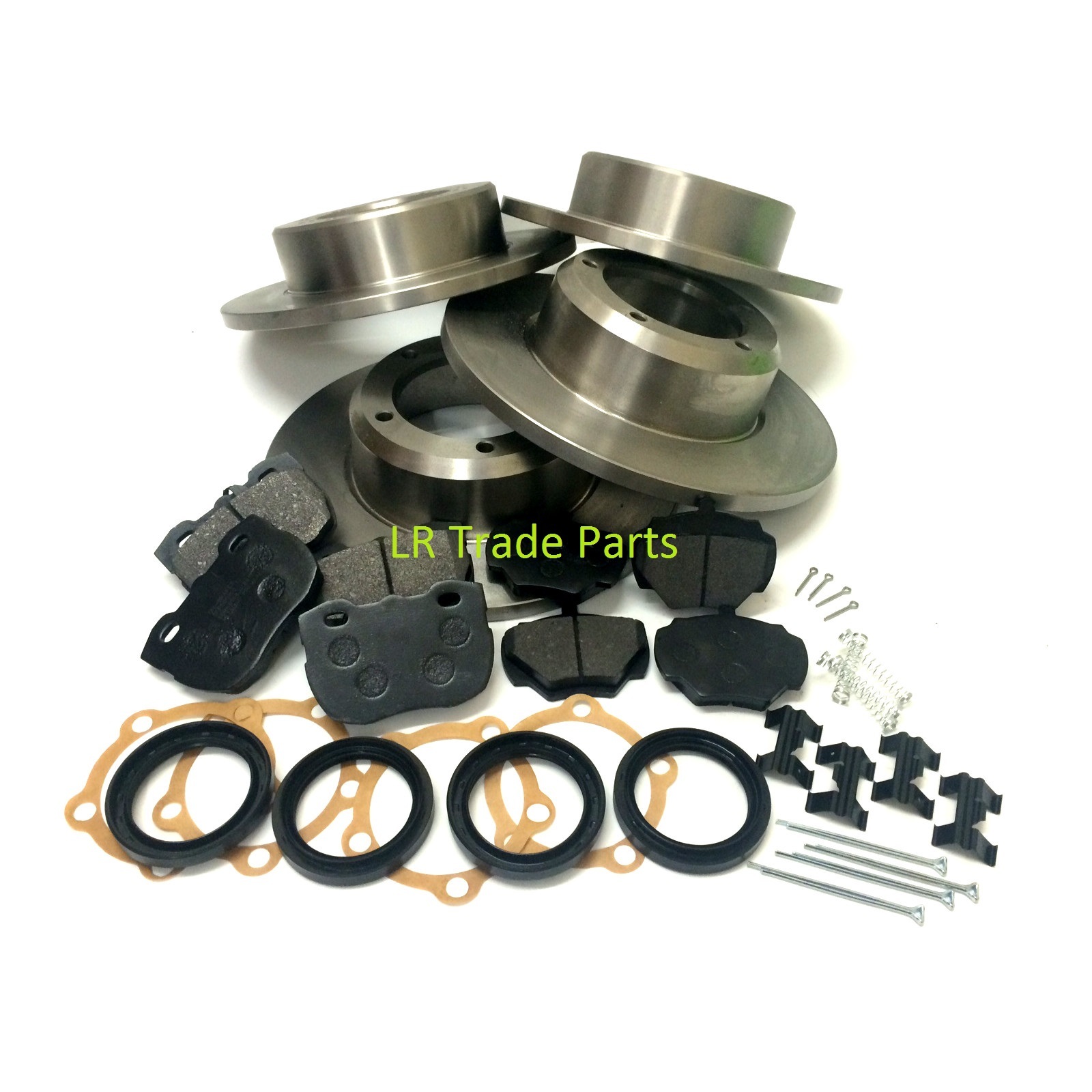 LAND ROVER DISCOVERY 1 200TDI 300TDI FRONT & REAR SOLID BRAKE DISCS ...