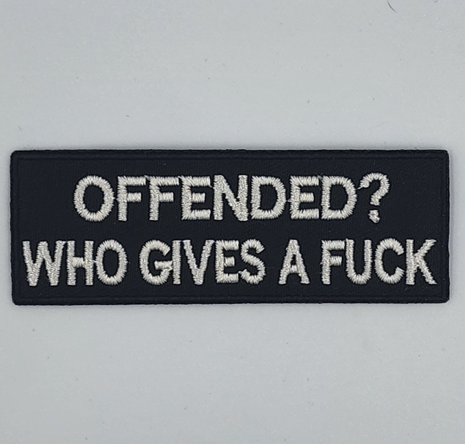 "OFFENDED, W.G.A.F" BIKER HARLEY DAVIDSON VEST PATCH IRON ON SEW ON ...