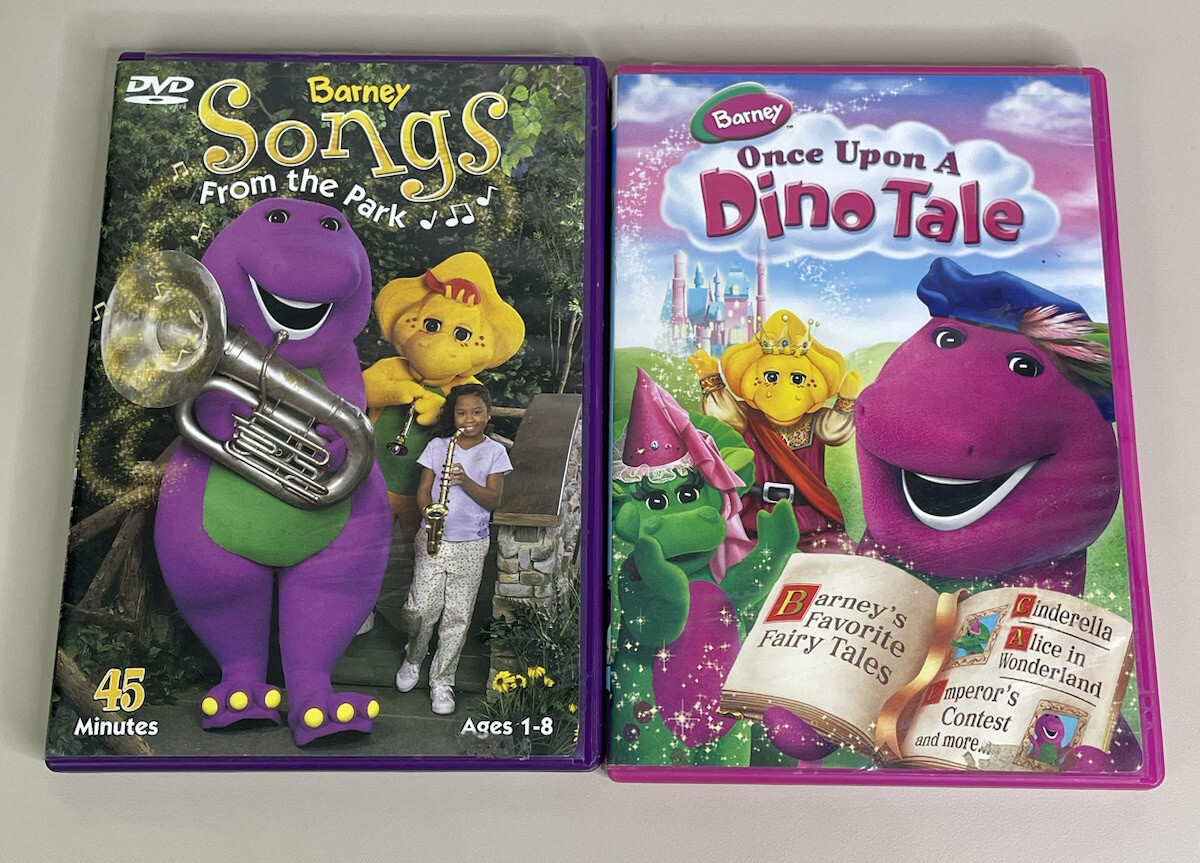 lot of 2 barney dvds movies songs from the | Grelly USA