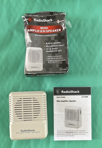 RadioShack Mini Audio Amplifier/speaker 2771008 (277-1008) for Ham for ...
