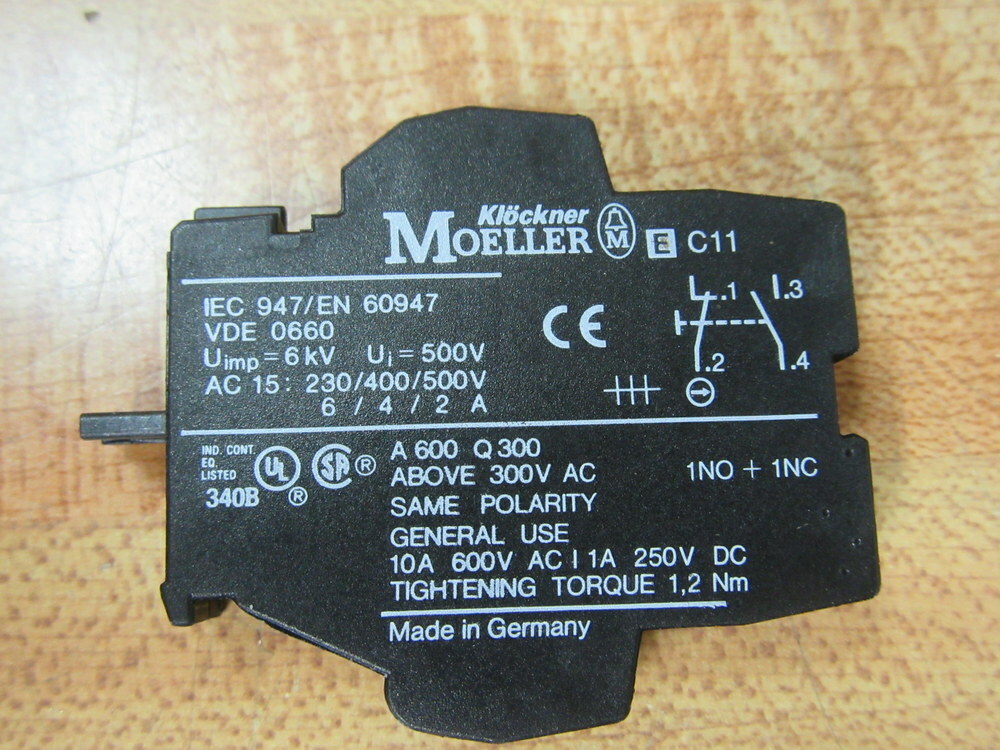 Moeller Contact Block EC11 E C11 for sale online | eBay