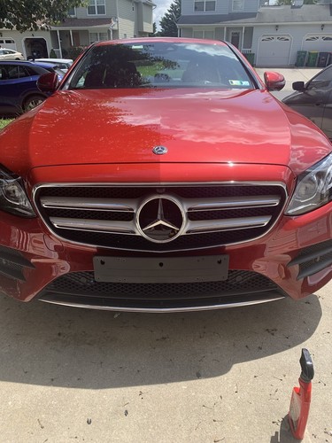 Original MERCEDES MB E Class W213 AMG Front Number Plate Holder ...