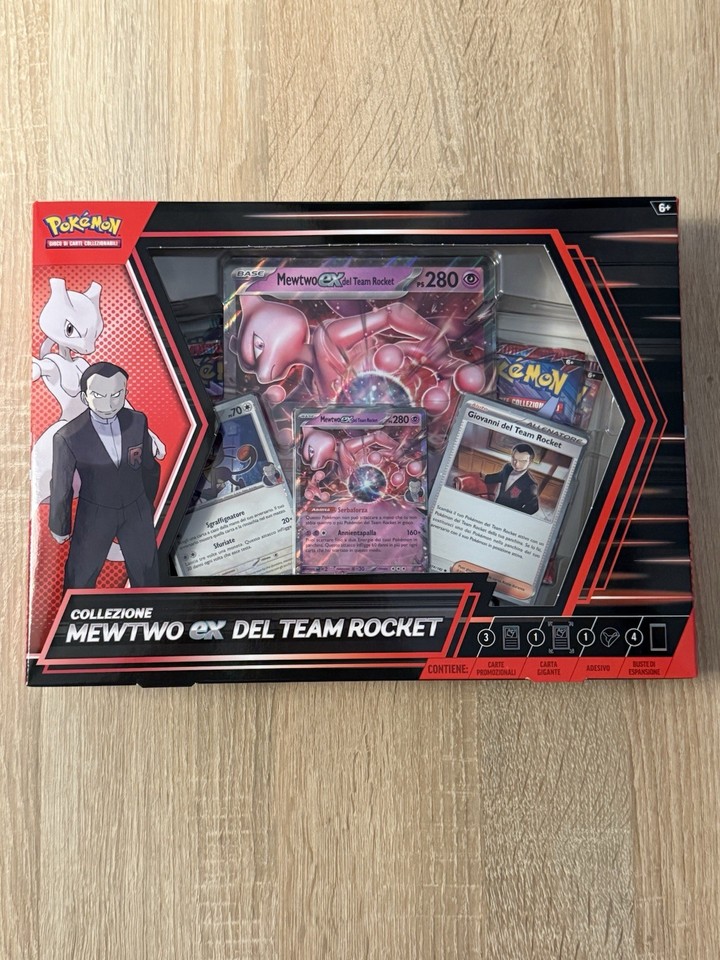Pokemon Collection Mewtwo Ex Team Rocket Rivals Predestined Box Display ...