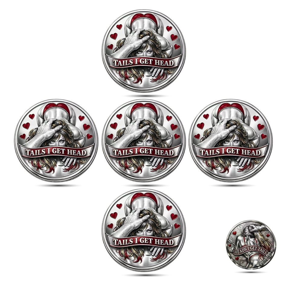 Heads I Get Tail / Tails I Get Head Commemorative Coin, Naughty Adult ...