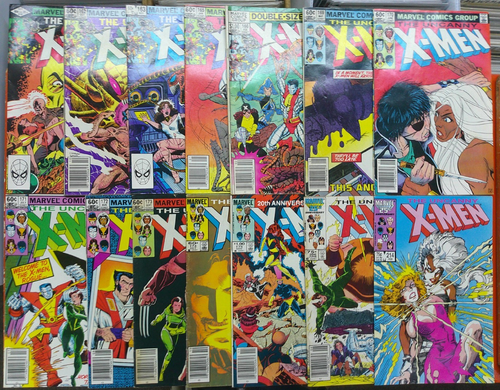 UNCANNY X-MEN 161-163 165 166 169-175 206 214 (Lot of 14) 11 Newsstand ...