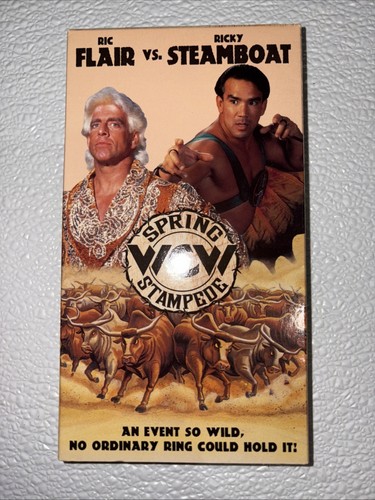 WCW Spring Stampede 1994 VHS Wrestling Sting Vader Ric Flair Ricky ...