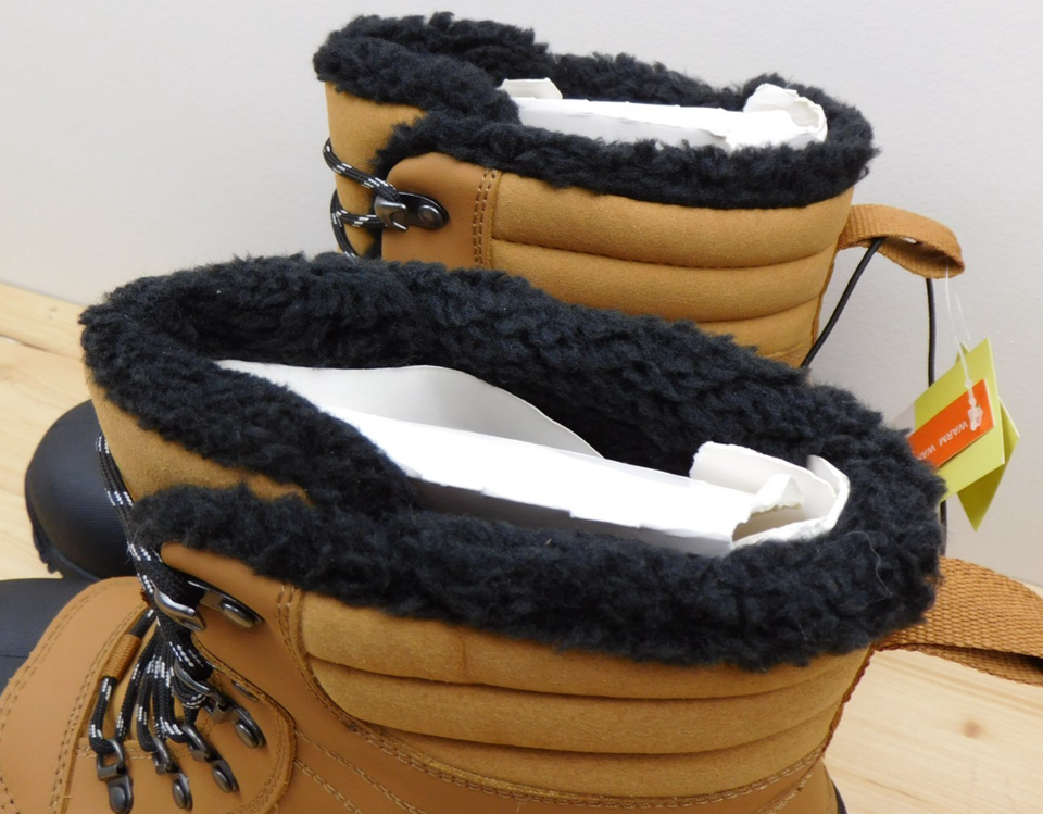 All In Motion Men's Blaise Winter Boots Chestnut Brown/Black Size 11 ...