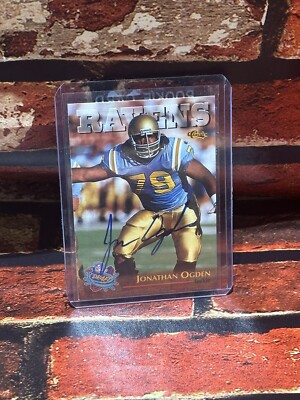 1996 Classic Draft Autograph #2 Jonathan Ogden | eBay