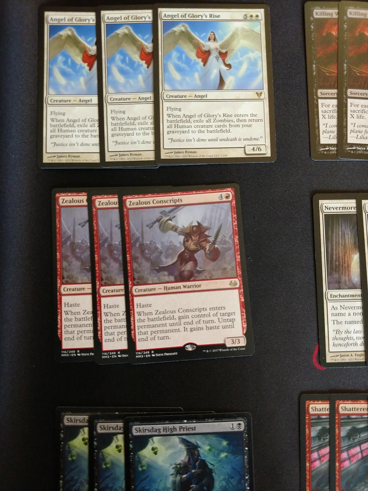 MTG Modern Infinite Rites with Angel Of Glory's Rise Deck w/Deck Box ...