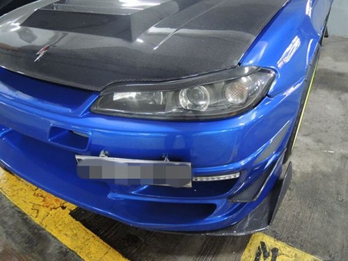 Fit For Nissan Carbon Fiber 99-04 Silvia S15 Trims Headlights Eyebrows ...