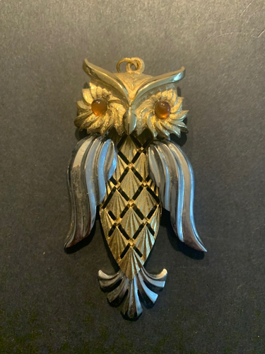 Tancer II Vintage Owl Pendant (No Necklace) 1970s | eBay