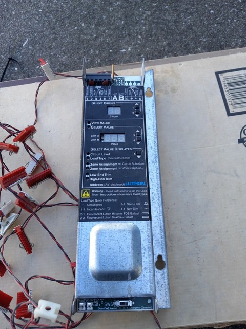 Lutron Rep-1linkcs Grafik Eye Rk-cs Circuit Selector Single Link for ...