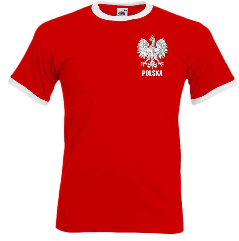 Poland T-Shirt Polska Eagle Orzel Mens Polish Football World Cup 2018 ...