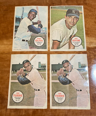 1967 Topps Baseball Posters (4) 5x7 LAMINATED! FREE SHIPPING! | eBay