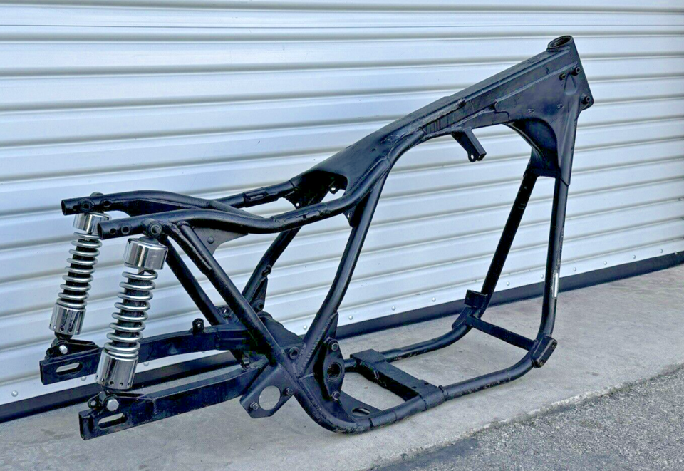 1985 HARLEY-DAVIDSON FXR FRAME FXRP SUPER GLIDE POLICE W/ SWINGARM ...