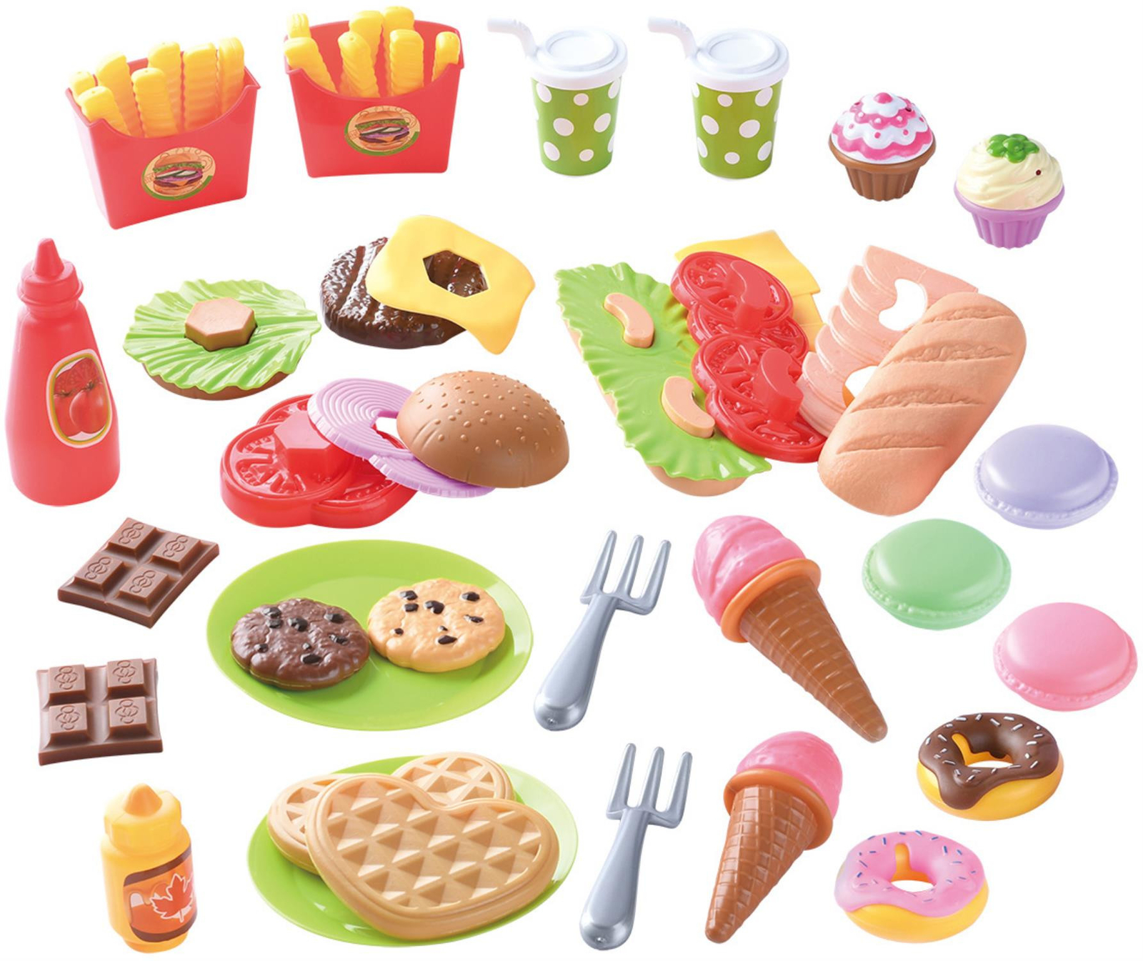 NEW PLAY Lunch & Treats Play Set - 60 Pcs from Mr Toys | eBay