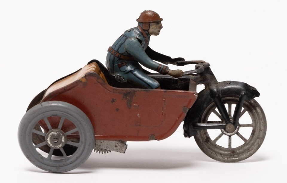 Vintage Tin Toy Indian Motorcycle Windup made In Germany In 1930. | eBay