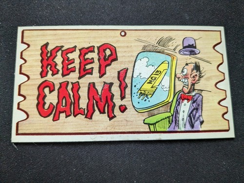 1965 Topps Kookie Plak Card # 9 Keep calm! (EX) | eBay