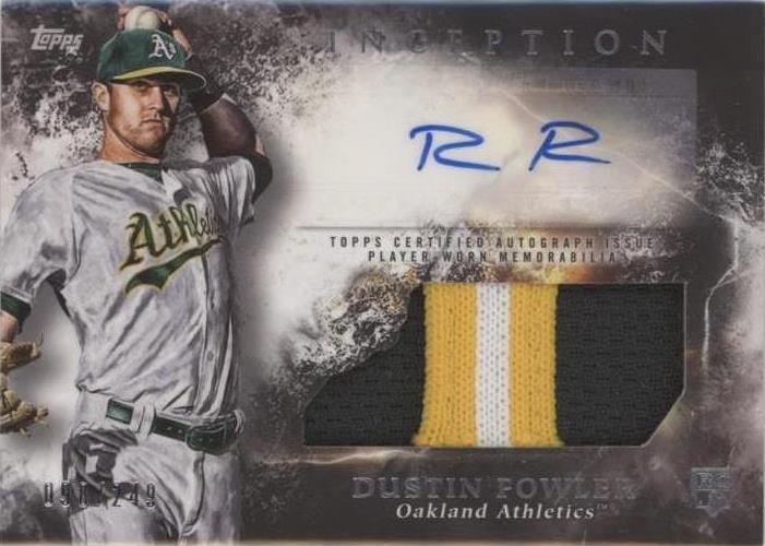 2018 Topps Inception - Inception Autographed Patches Dustin Fowler #IAP ...