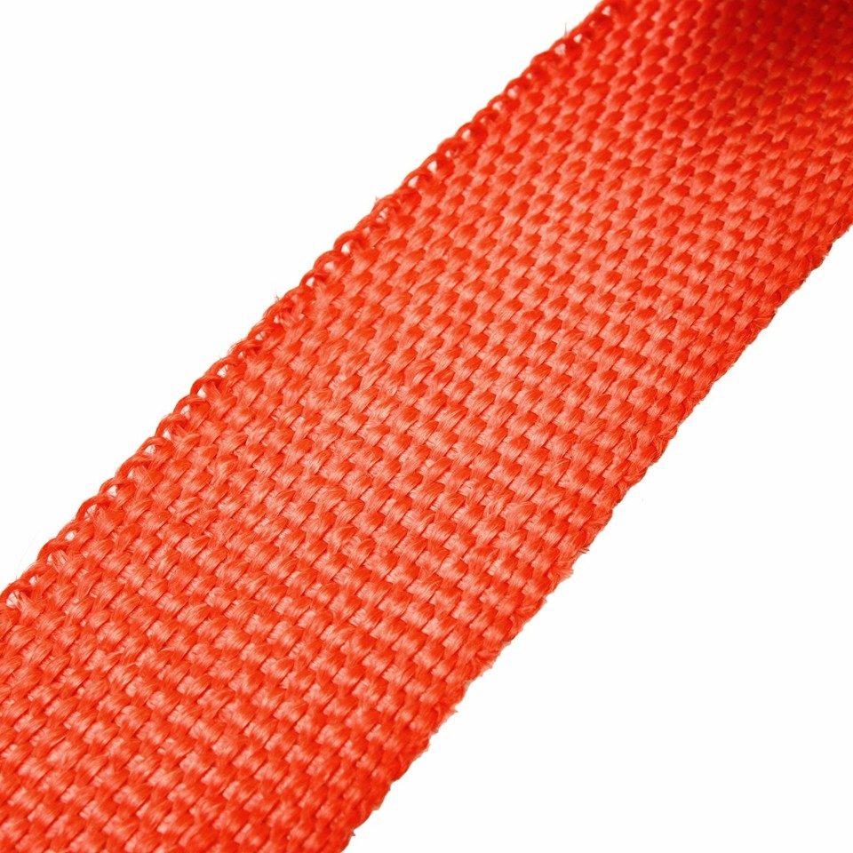 2" 50FT Roll Red Exhaust Wrap Manifold Header Pipe Heat Wrap Tape w/ 10 ...