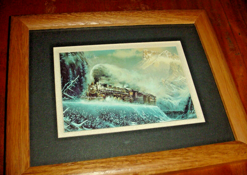 Scenic Limited -Train By Ted Blaylock Small Print Framed Matted ...