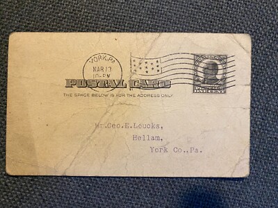 Post Card - York, Pa. George Loucks | eBay