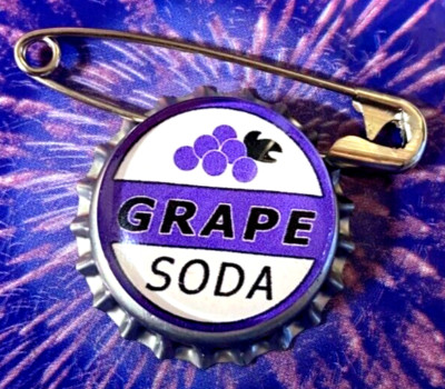 🍇 Grape Soda Pin Inspired by Up - Disney Pixar Up Ellie Badge Safety ...