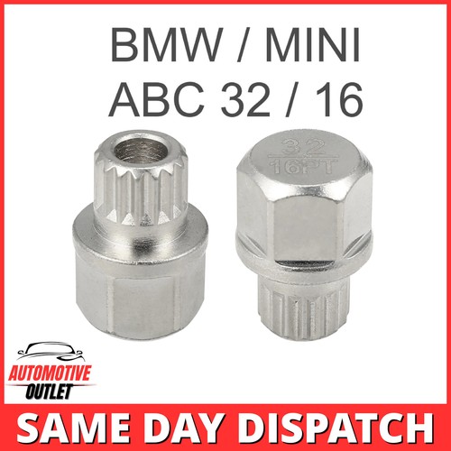 Master Écrou Verrouillage Roue Sécurité Clé Abc 32/16 Dents Boulon ...