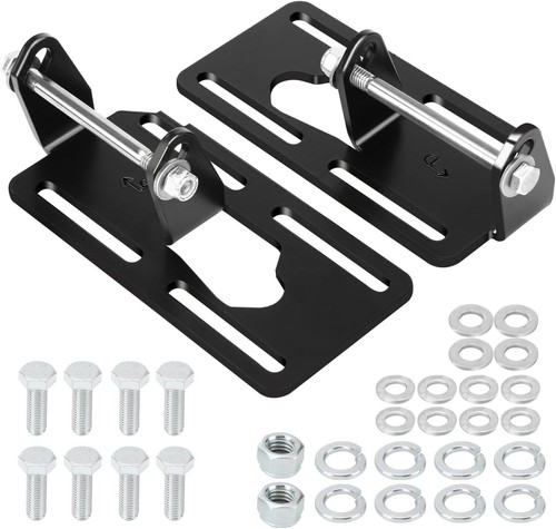 LS Conversion Engine Swap Mounts, Adjustable Motor Mount Bracket Black ...