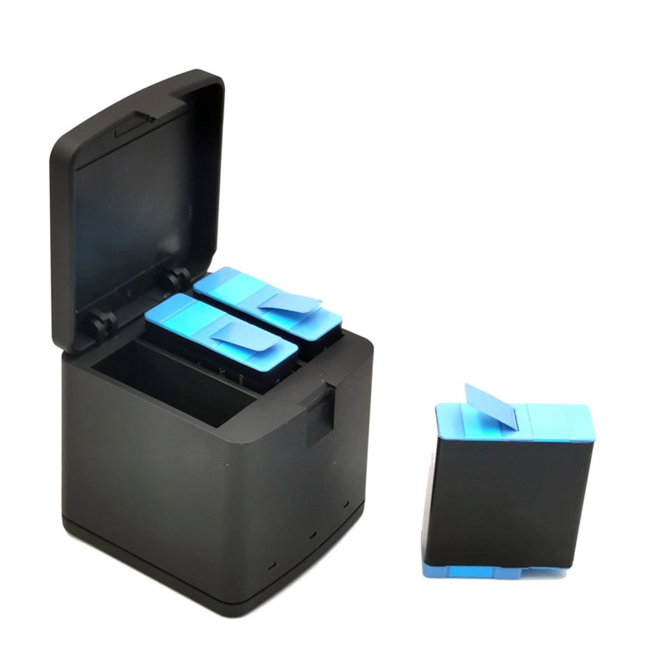 5V/2A Mini USB 3 Slots Charger Box Case For GoPro Hero 9 Black Camera ...