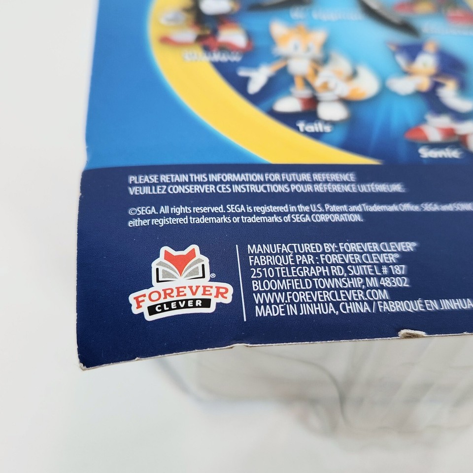 Sonic The Hedgehog 6 Mini Figure Complete Set w Collector Cards Sega ...